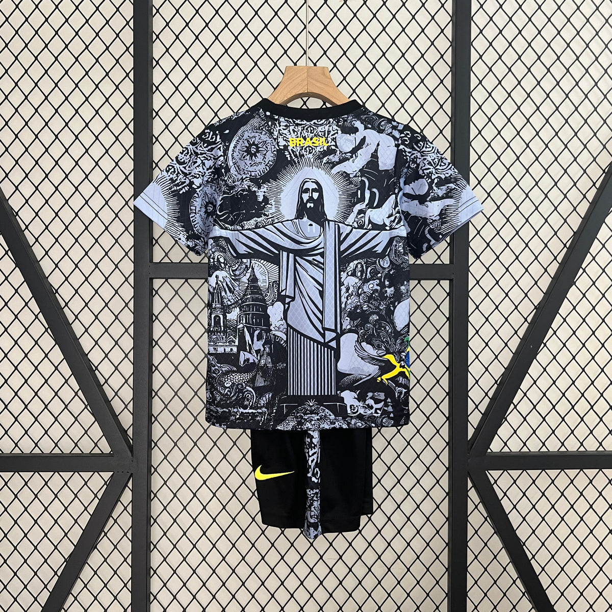 Brazil X Christ 24-25 | Kids Special Edition | Grey – InsaneKits